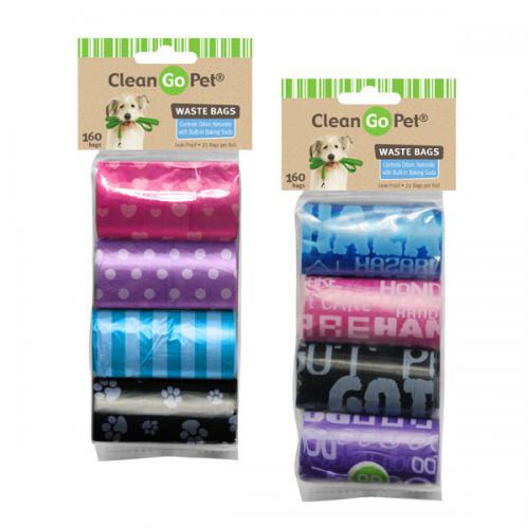 Clean Go Pet Waste Bags 8 Rolls Classic – Great Smile Company