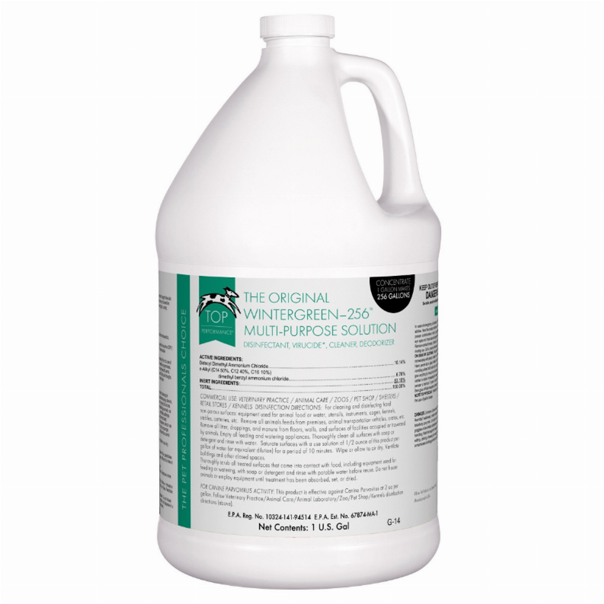 TP 256 Disinfectant Wintergreen Gallon – Great Smile Company