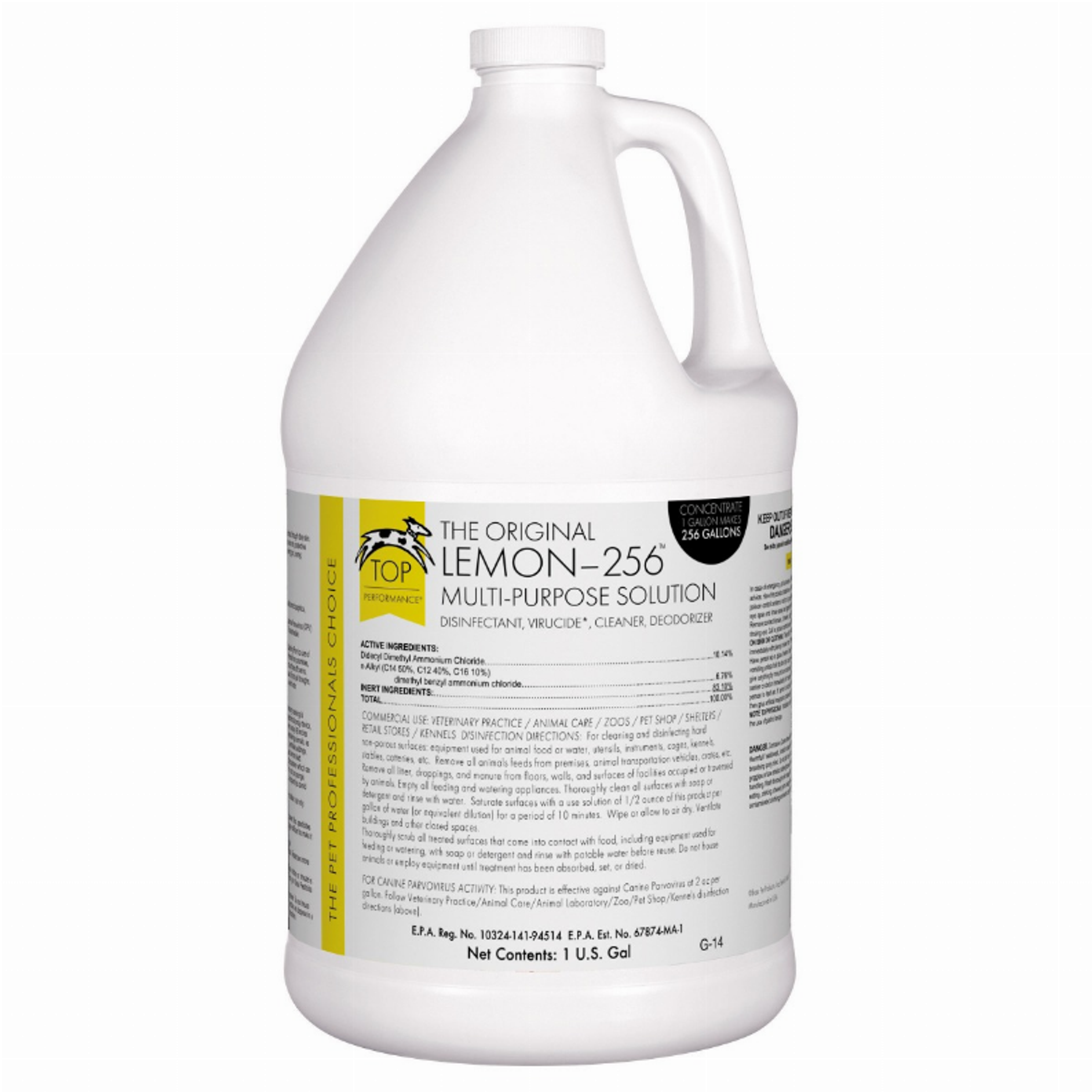 TP 256 Disinfectant Lemon Gallon – Great Smile Company