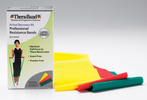 Thera-Band 5' Combo Pack- Light Latex-Free – Great Smile Company