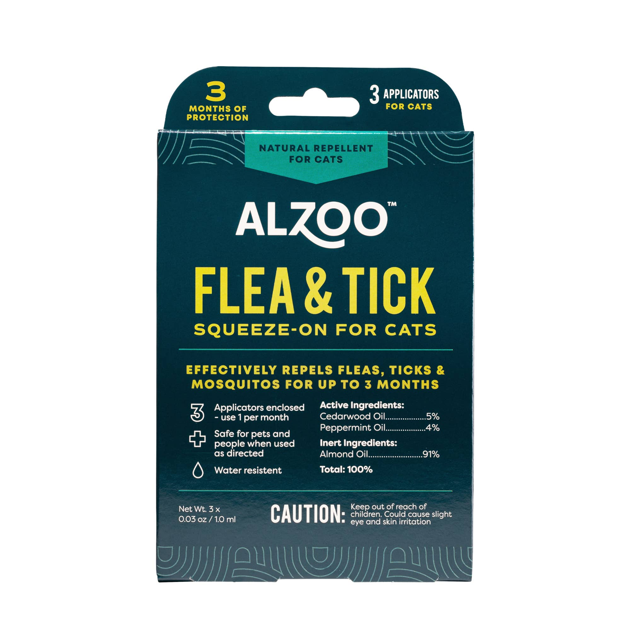 ALZOO Plant-Based Flea & Tick Repellent Squeeze-On Cat – Great Smile ...