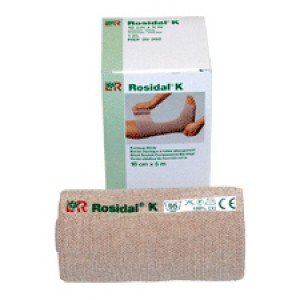 Compression Bandage Rosidal K 4 Inch X 5 Yard Clip Detached Closure Tan ...
