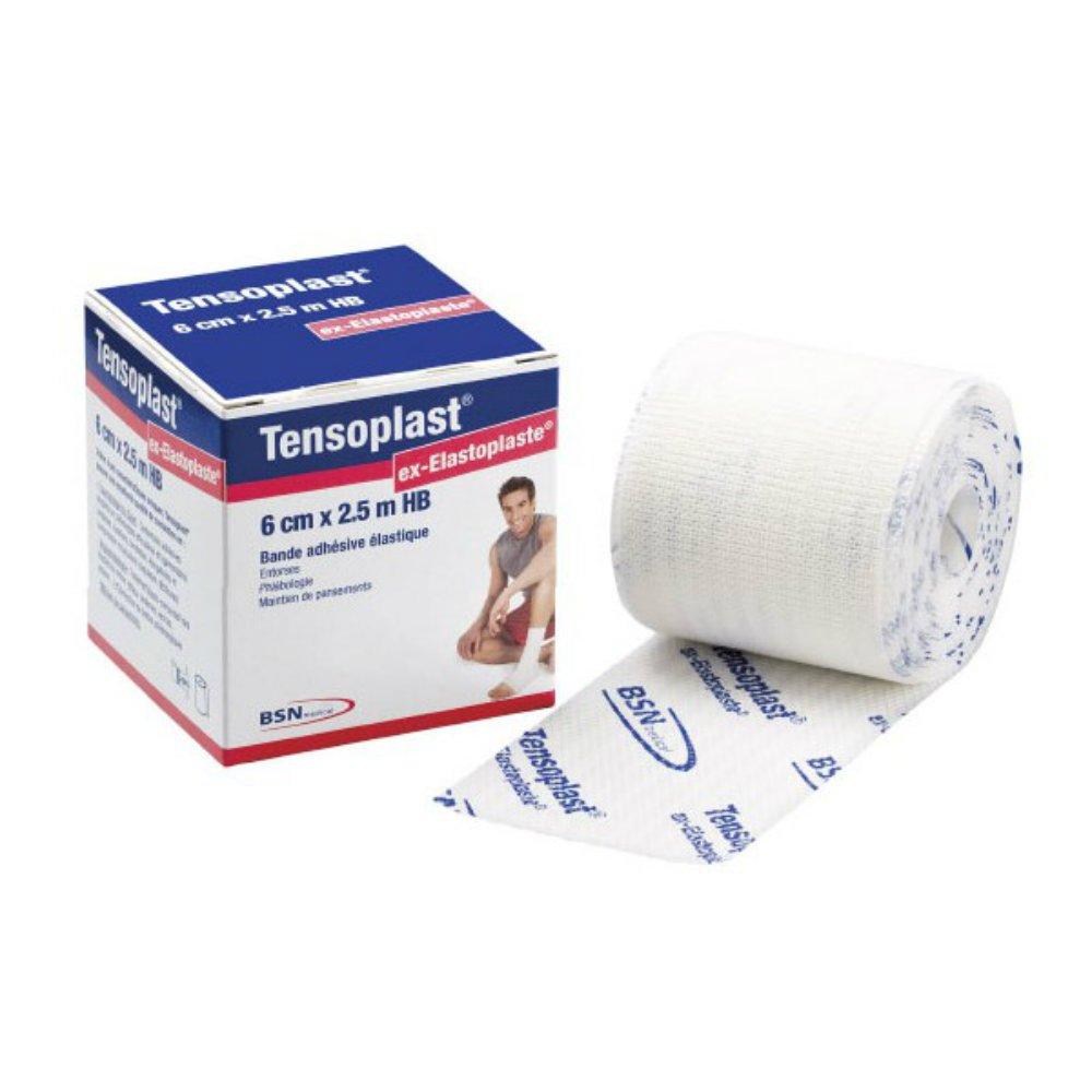 Elastic Adhesive Bandage Tensoplast 3 Inch X 5 Yard No Closure White ...