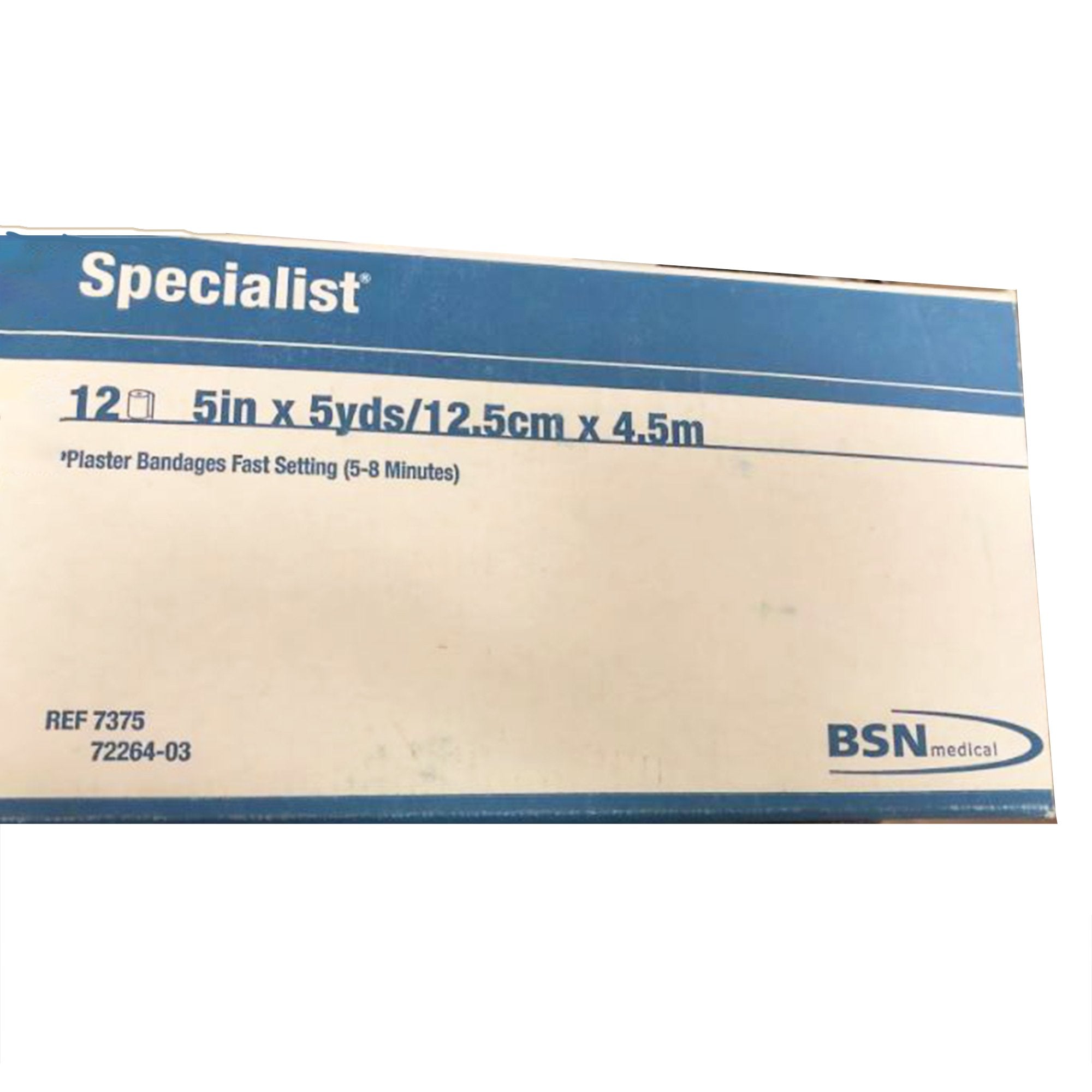 Plaster Bandage Specialist 5 Inch X 15 Foot Plaster of Paris Blue, Pac ...