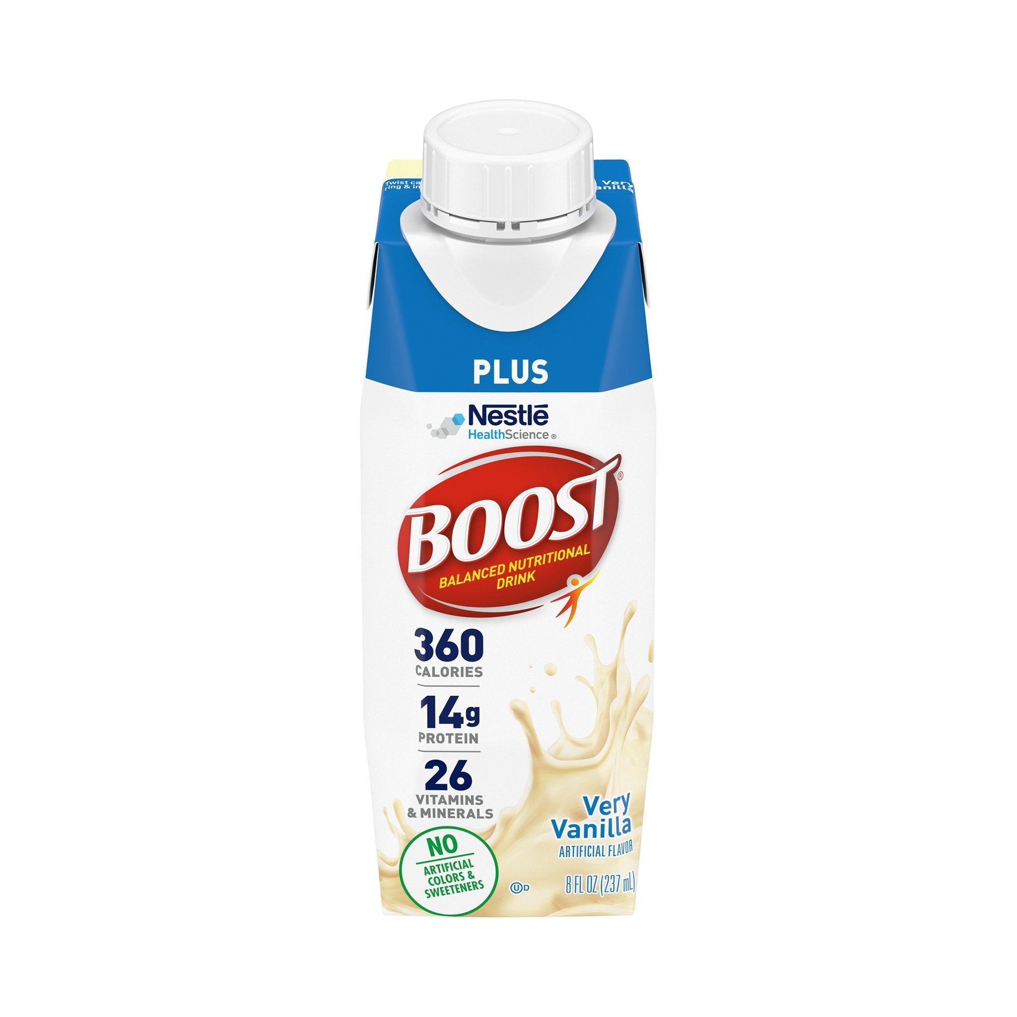 Boost Plus Oral Supplement - Very Vanilla Flavor Liquid 8 oz. Carton ...
