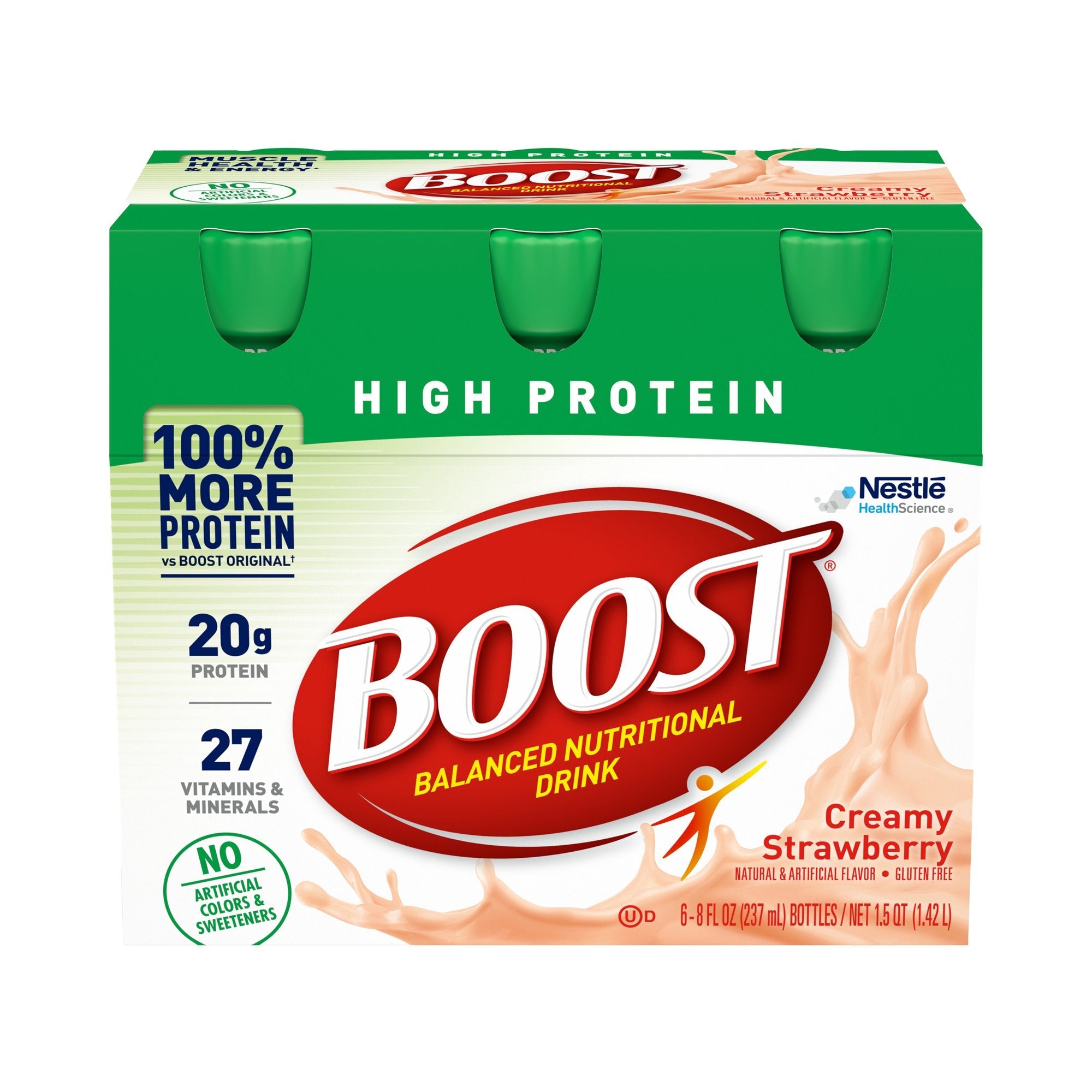 Boost High Protein Creamy Strawberry Liquid Supplement - 8 oz Bottle ...