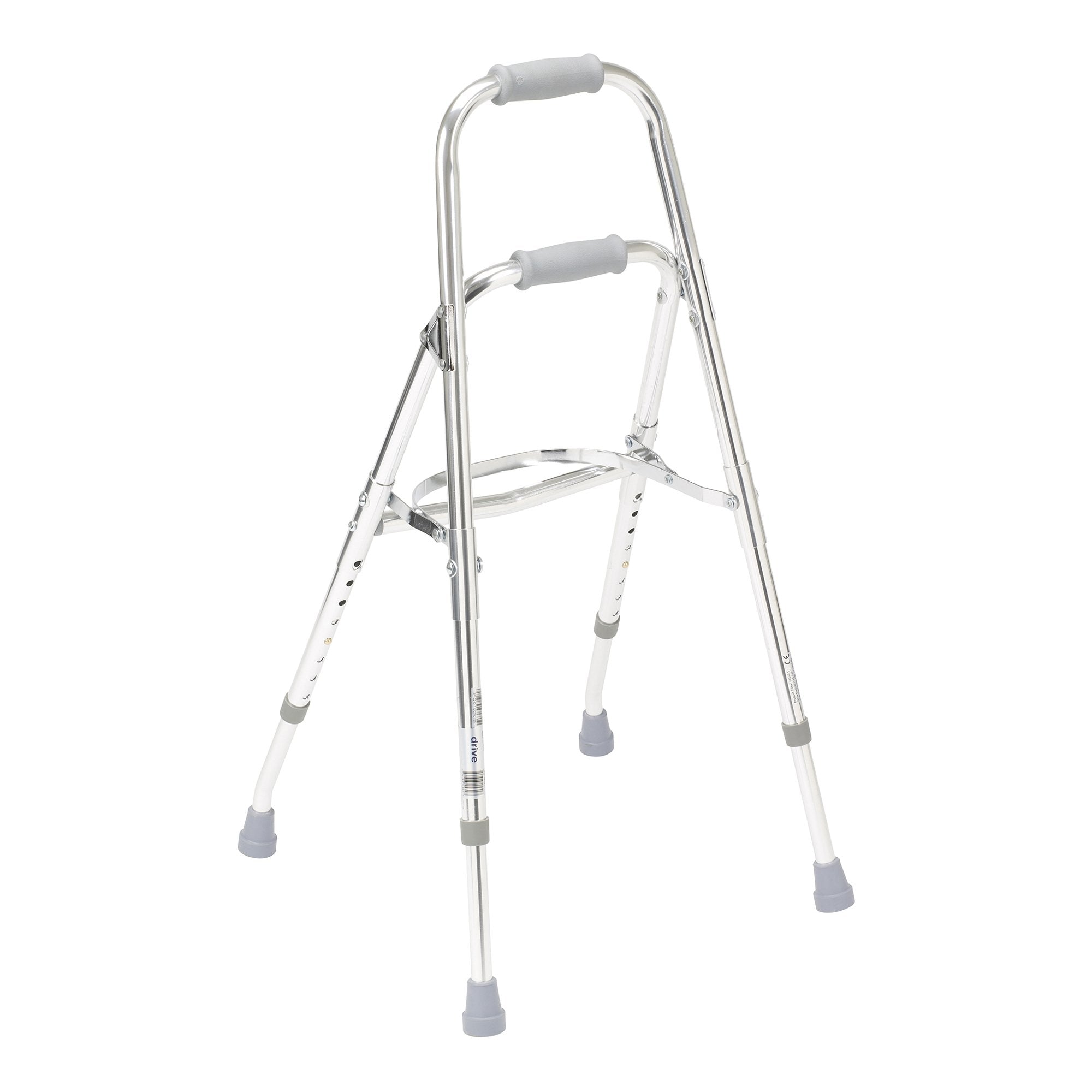 Side Step Folding Walker | Adjustable Height | 300 lbs. Weight Capacity ...