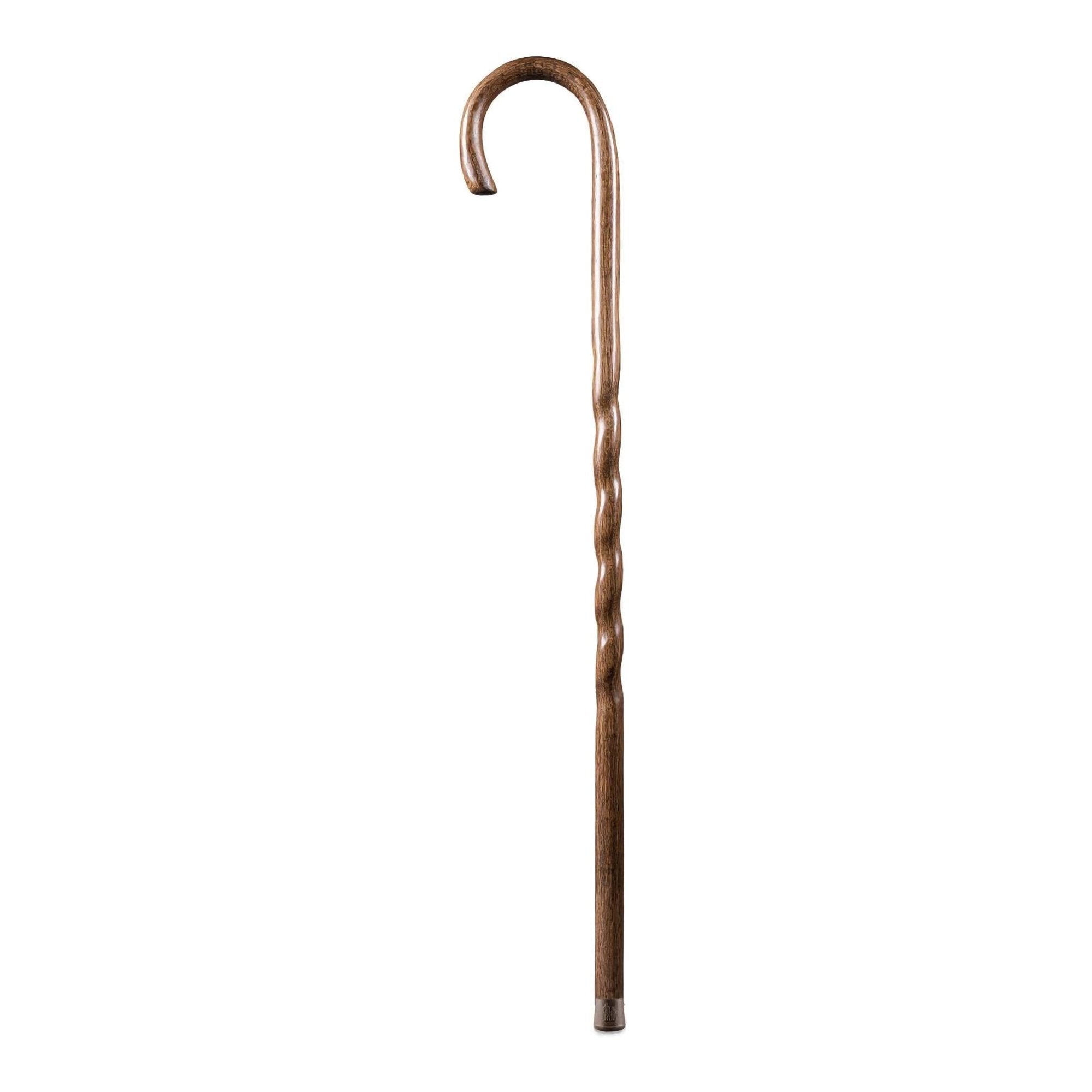 Round Handle Cane Brazos Twisted Wood 37 Inch Height Brown Oak – Great ...