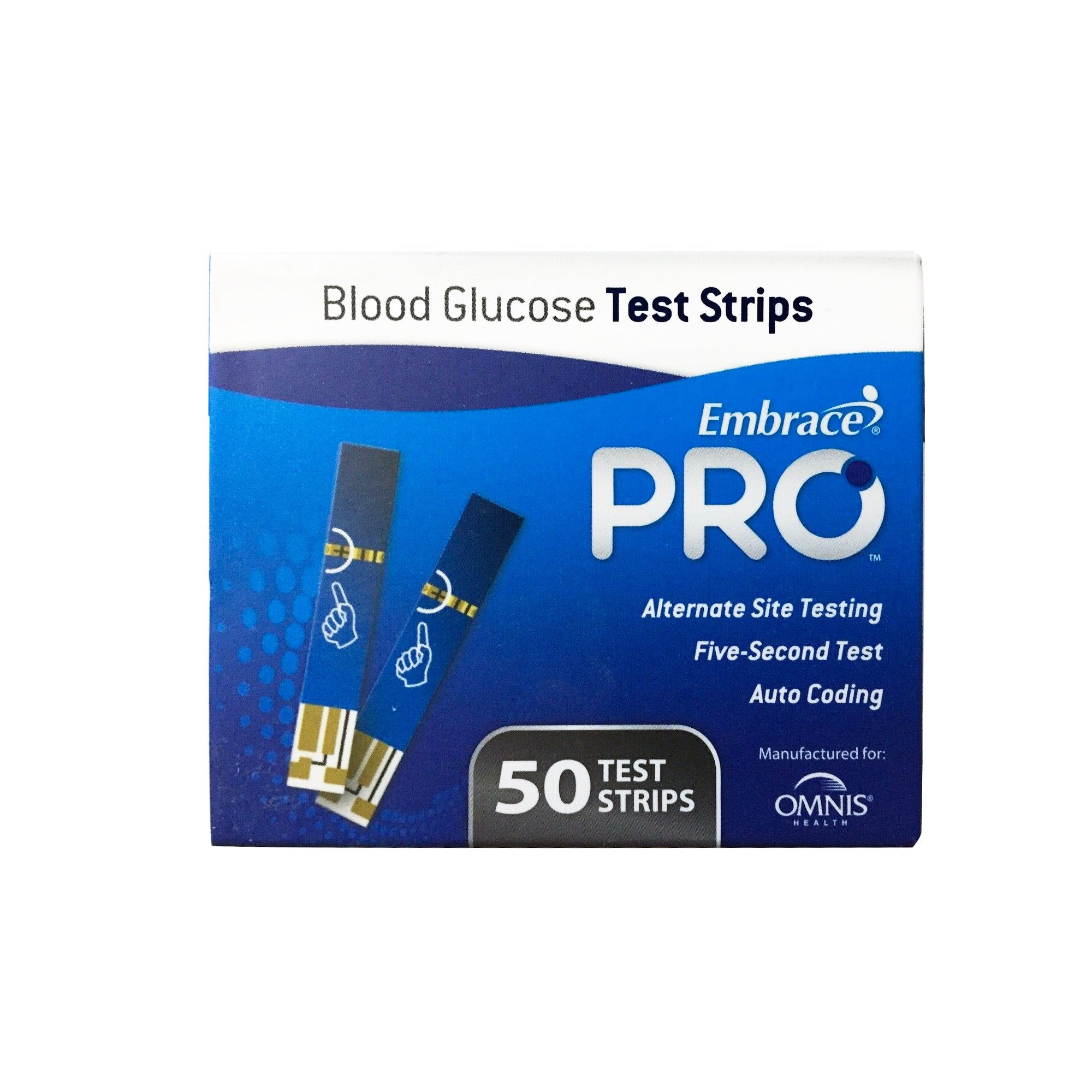 Blood Glucose Test Strips Embrace 50 Strips per Pack – Great Smile Company