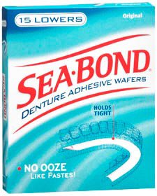 Denture Adhesive Sea Bond Wafer 15 per Box | Great Smile Co. – Great ...