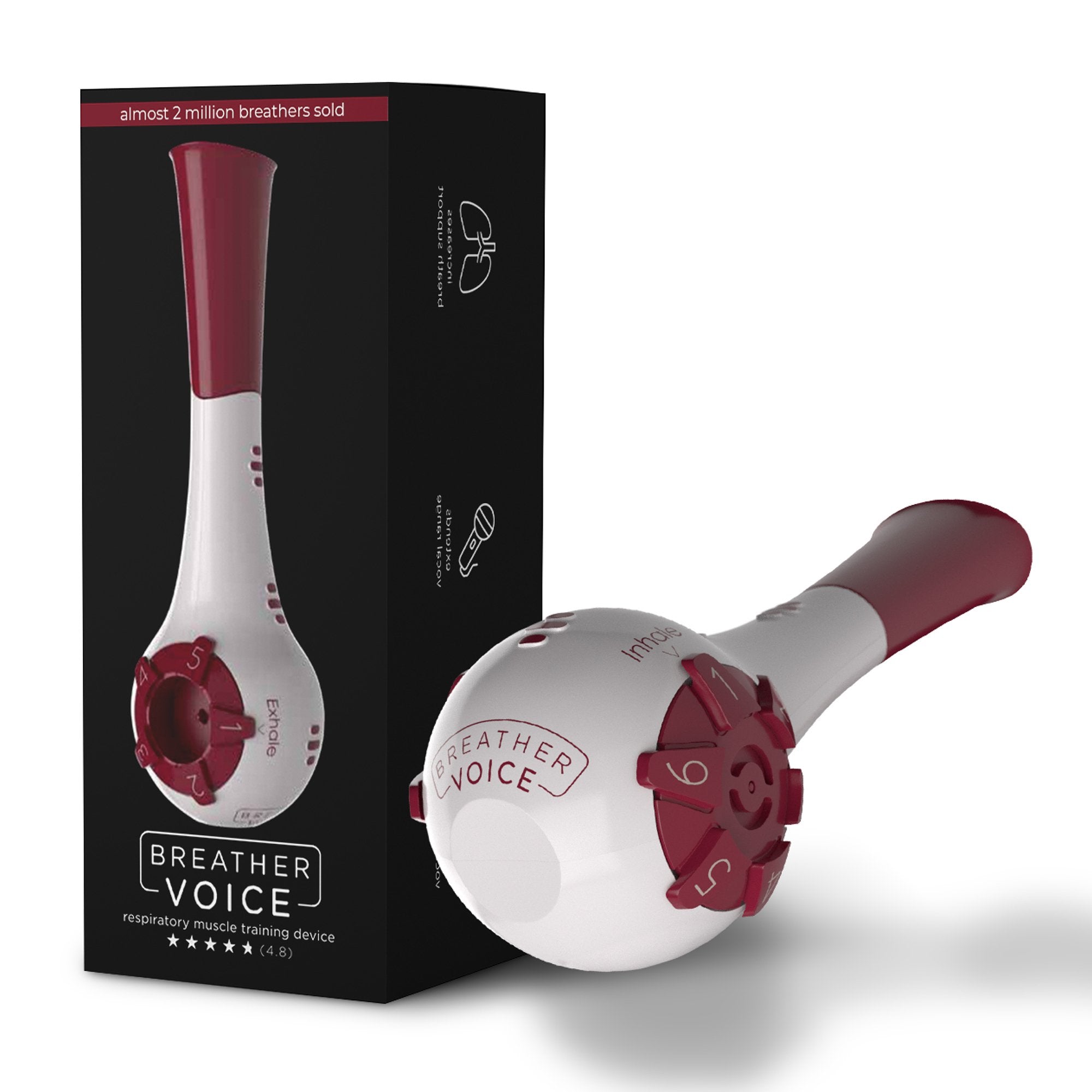 Respiratory Muscle Trainer Breather Voice Adult, Packaging Type- Each ...