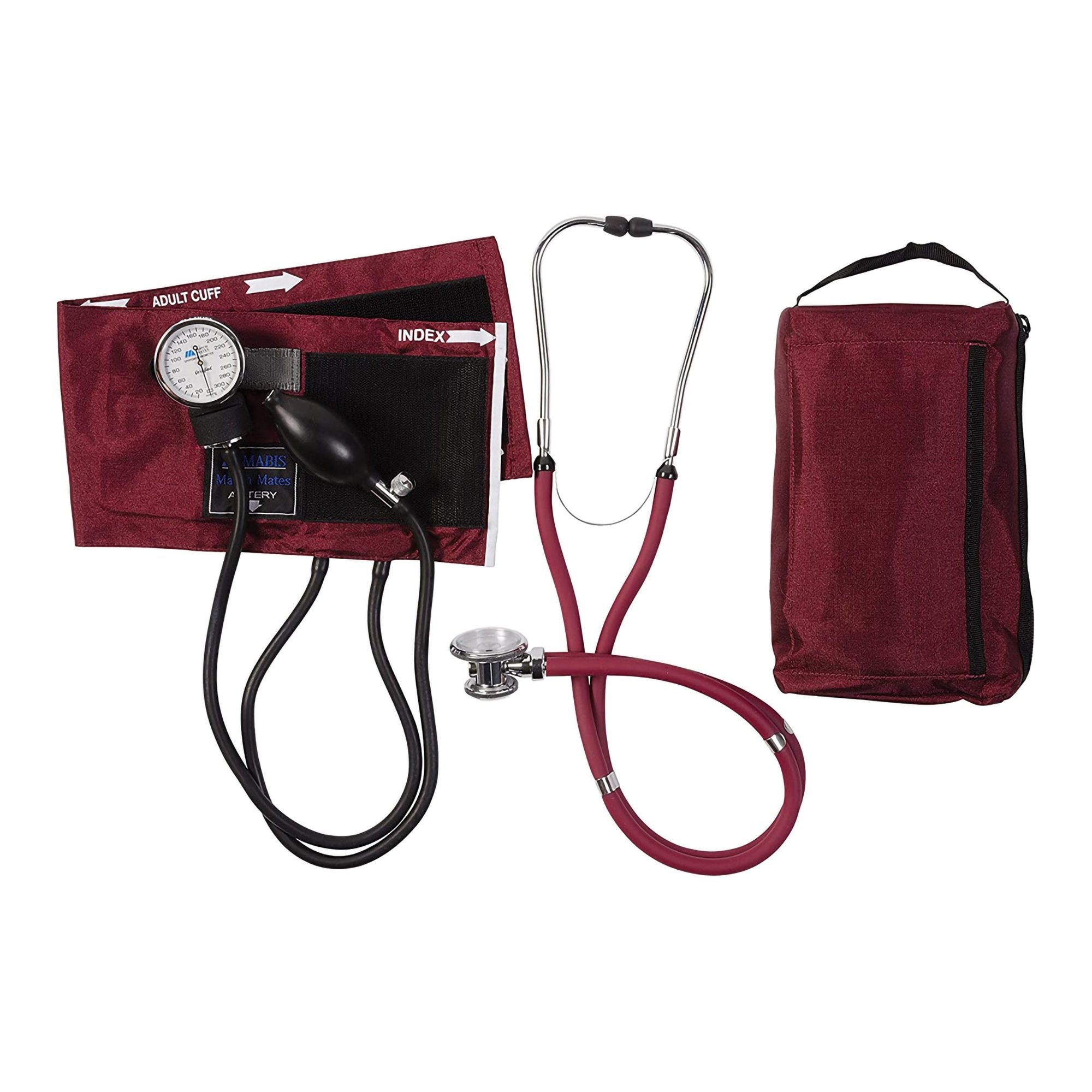 Reusable Aneroid / Stethoscope Set Match Mates Dual Head Sprague Steth ...