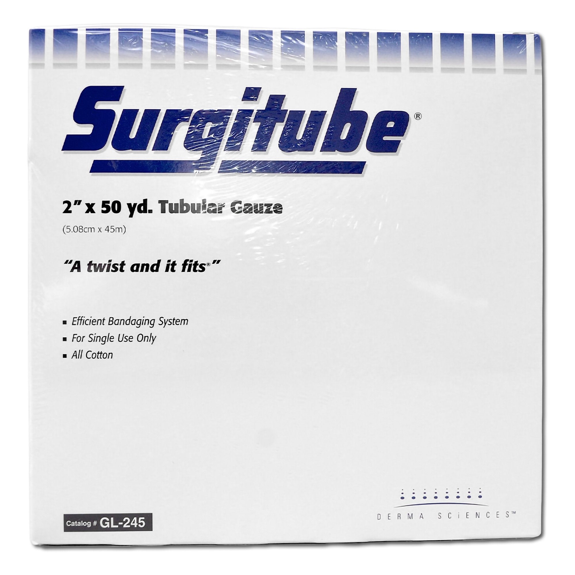 Tubular Retainer Dressing Surgitube Cotton 2 Inch X 50 Yard Size 5P Wh ...