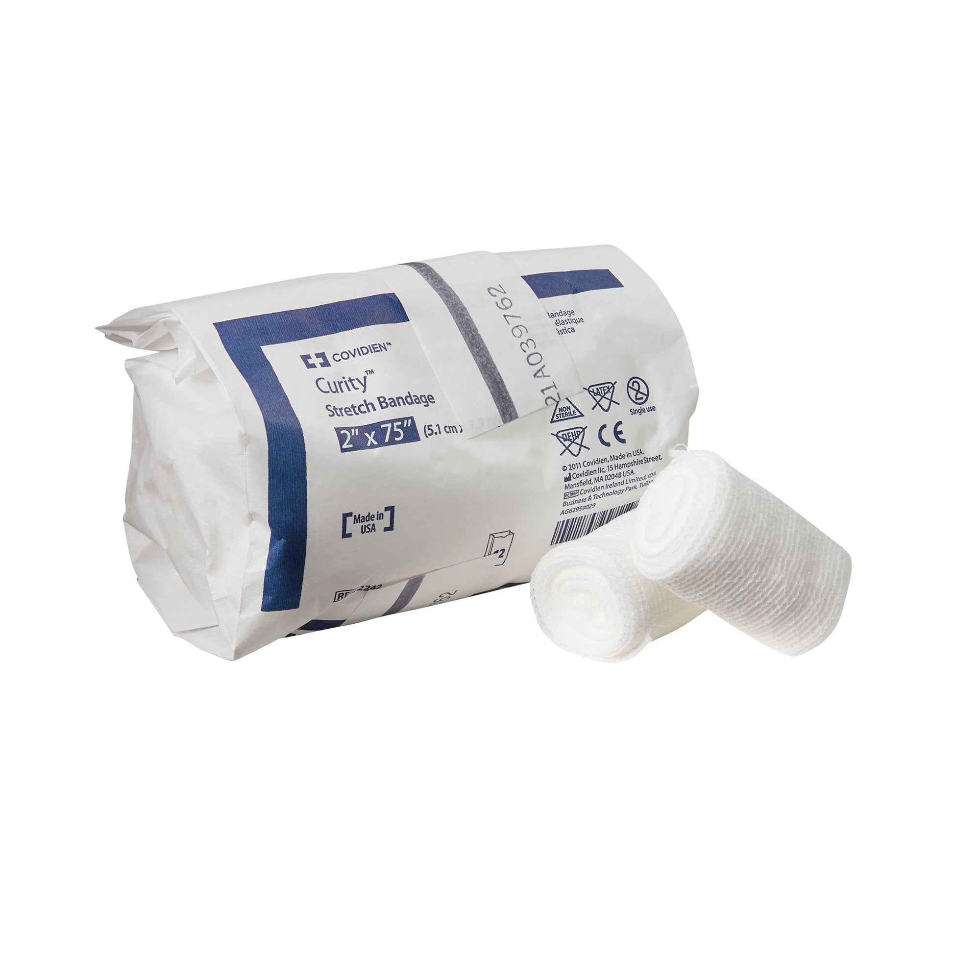 Conforming Bandage Curity™ 2 X 75 Inch 1-Ply NonSterile 12 per Pack, P ...