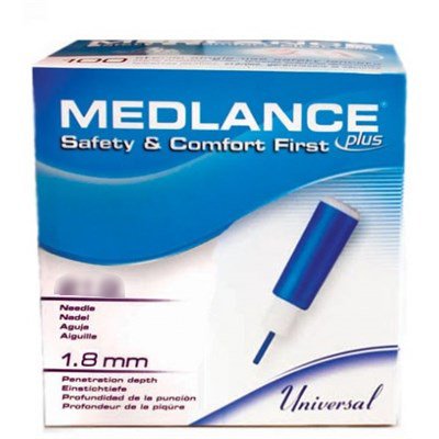 Safety Lancet Medlance 21 Gauge Retractable Push Button Activation ...